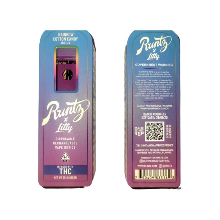 Runtz x Litty 1g Disposable Vape Pen | Soul Treats